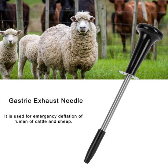 Allecto Plus - Trocar Rumen Puncture Naald voor Vee en Schapen ...