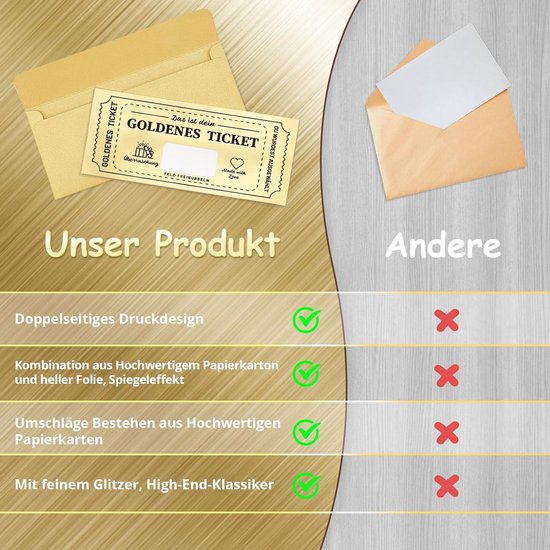 Allecto Plus - Gouden ticket cadeaubon set - 2 stuks - Krasstickers ...