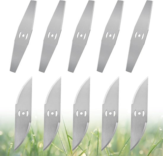 16 Stuks Roestvrijstalen Grastrimmer Messen: Metalen Mes Voor ...