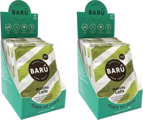 BARÚ Matcha Latte - Bundel met Sachets - 2 x 12 stuks - 24 porties | bol
