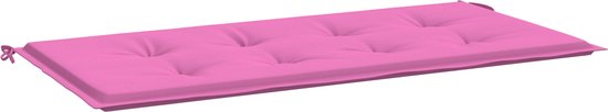 vidaXL - Tuinkussen - Roze - 120x50x4 - cm - Oxford - Stof | bol