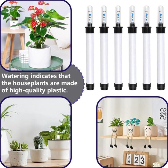 Allecto Plus - 6-pack waterniveau-indicatoren voor planten ...