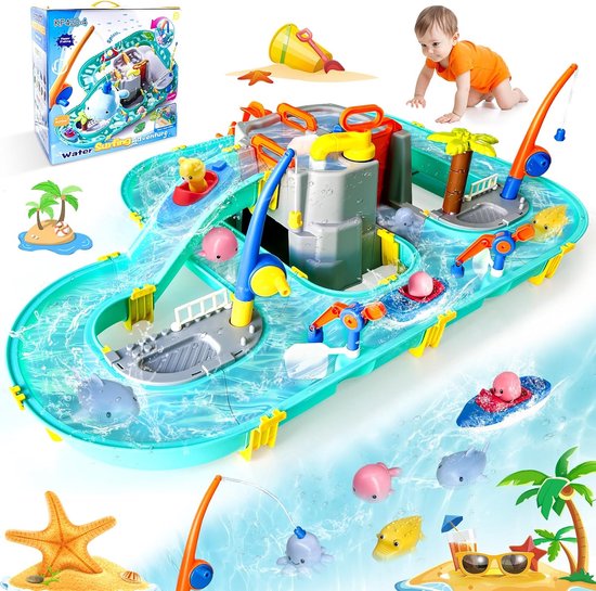 Solene Waterbaan - Waterbaan En Glijbaan Badset – Voor Jongens En ...