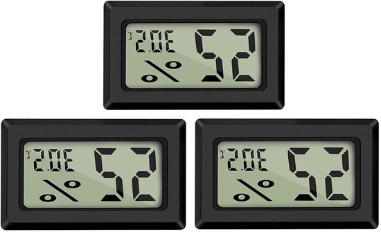 Digitale Thermometer en Hygrometer voor Koelkast Aquarium - Meet ...