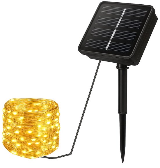 Best Active Solar Tuinverlichting op Zonne Energie - 200 LED Lichtsnoer ...