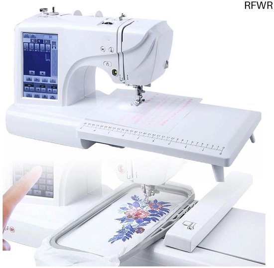 RFWR® Automatische elektrische naaimachine met 158 ontwerpen en 4x 9,2 ...