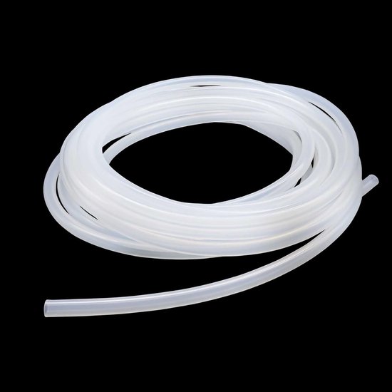 Flexibele Siliconen Slang voor Levensmiddelen - 8 Meter - 8 mm ID x 10 ...