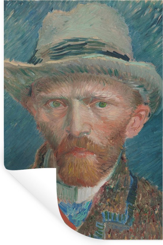 Muurstickers - Sticker Folie - Zelfportret 1887 - Schilderij van ...