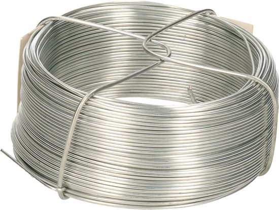Deltafix IJzerdraad - 2x rol - 1,1 mm x 50 m - verzinkt staal ...