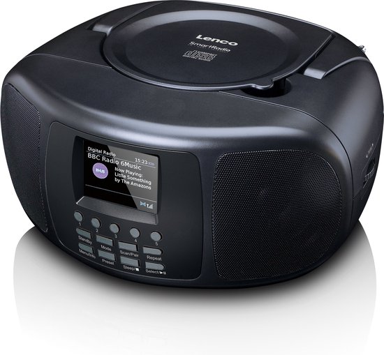LENCO SCD-6000BK - Draagbare internet radio met DAB+/FM, Bluetooth®, CD ...
