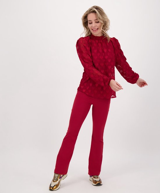 Rode Top van Je m'appelle - Dames - Maat 44 - 6 maten beschikbaar | bol