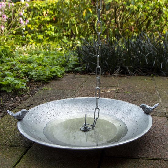 Esschert Design Vogelbad met Regenketting | bol