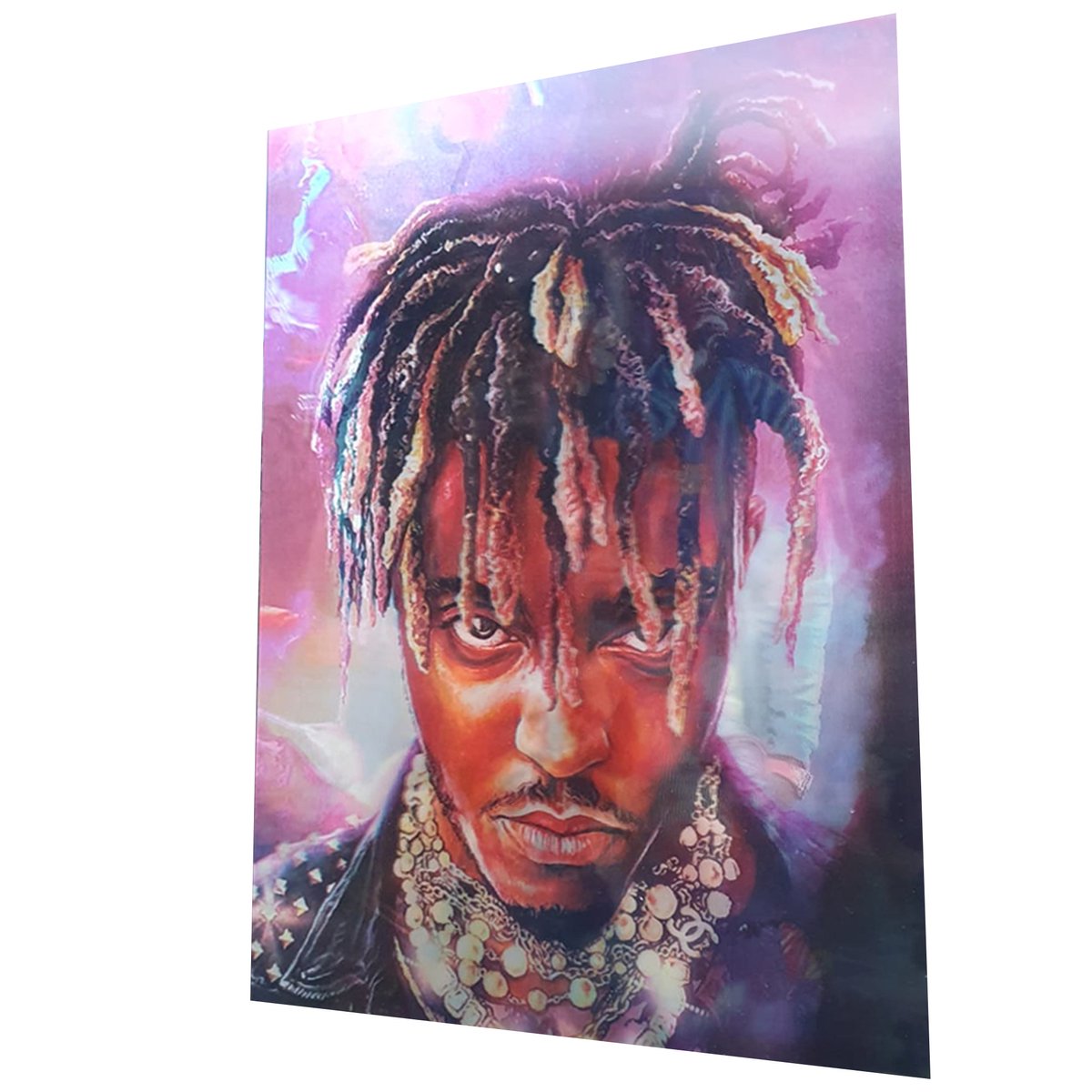 Juice Wrld Poster + Lijst 3D - 3D Effecten - Concert/999/Face | bol