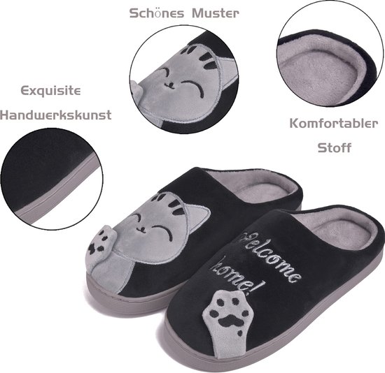 Geweo Pantoffels - Sloffen - Open Sloffen -Fluffy Slippers - Dicht ...