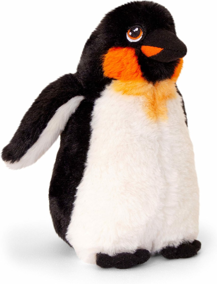 Keel Toys pluche keizers pinguin knuffeldier - wit/zwart - staand - 25 ...