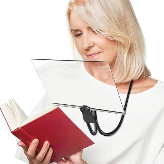 3 x handenvrij vergrootglas voor het lezen, flexibele hals dragen Full ...