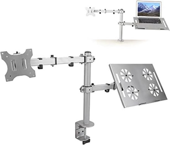 Gratyfied- Monitor Arm 2 Schermen- Monitor Arm 2 Screens- Laptop Arm ...