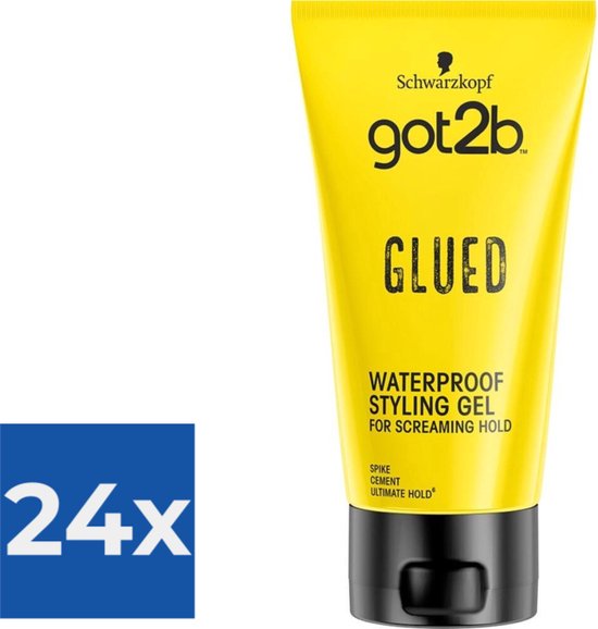 Got2b Glued Styling Gel 150 ml - Voordeelverpakking 24 stuks | bol