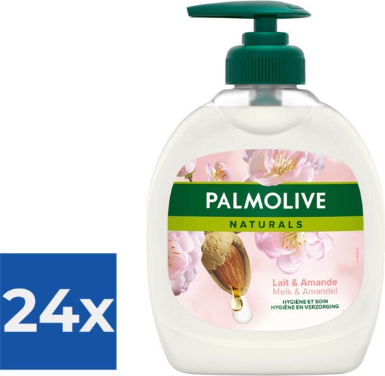 Palmolive Handzeep Naturals Melk & Amandel 300 ml - Voordeelverpakking ...