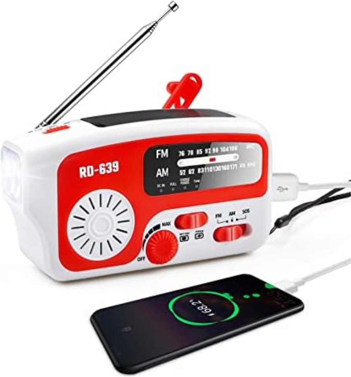 Gratyfied- Opwindbare Radio- Wind-Up Radio- Noodradio Opwindbaar ...