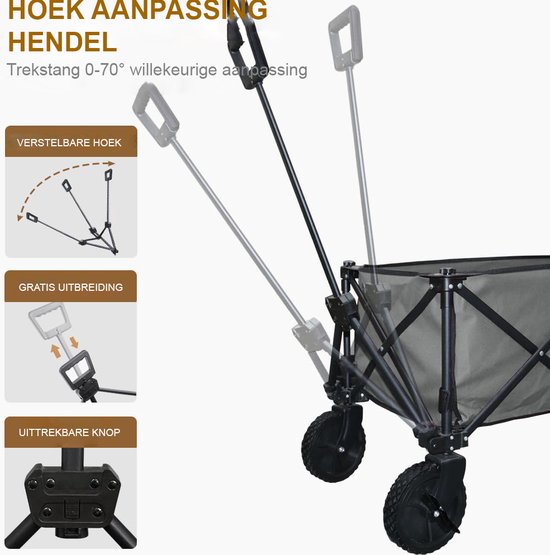Bolderkar - Bolderwagen - Tuinkar - Transportkar | bol