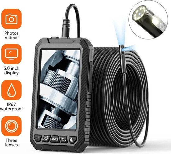 Svdm - Endoscoop Inspectie Camera met Dubbele Camera- Inspectiecamera ...