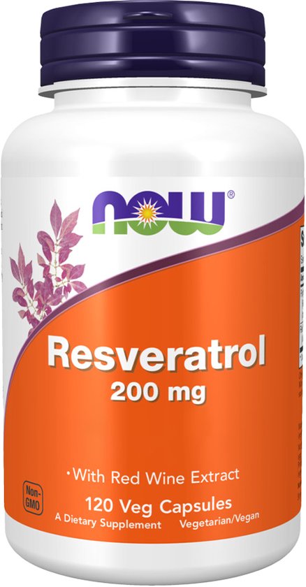 Natural Resveratrol 200mg-120 veggie caps | bol