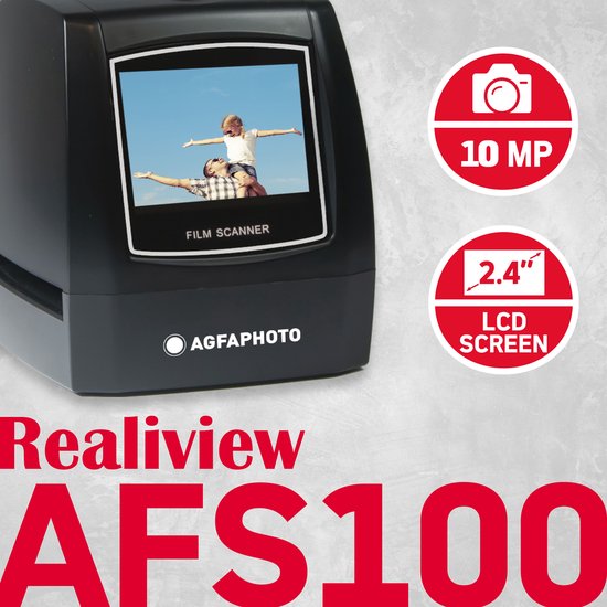 AGFA PHOTO Pack Scanner Numérique Realiview AFS100 + 1 carte SD 32GB – Scanner de... | bol