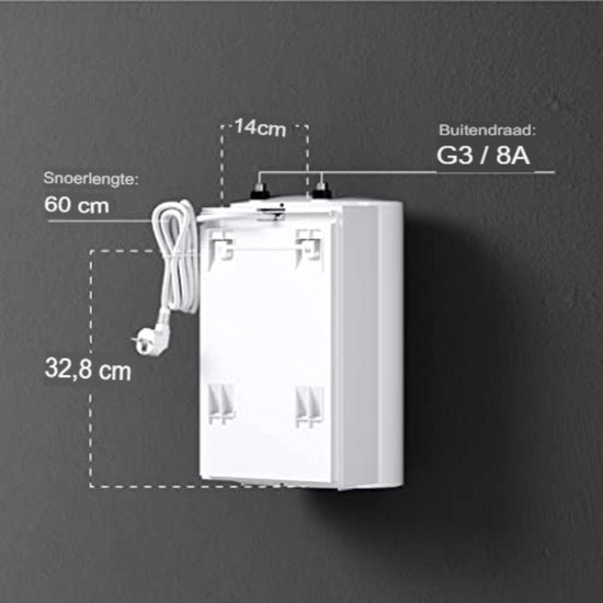 Bolture Doorstroomverwarmer - Doorstromer Douche - Doorstroomboiler ...