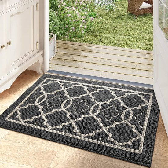 Binnen Deurmat 50 x 80 cm, Wasbare Vuilvanger Mat Antislip Deurmat ...