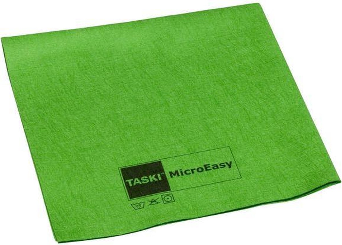 Taski MicroEasy microvezel schoonmaakdoekje groen pakket van 5 (pak 5 ...