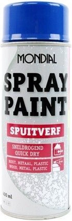 Mondial - Verf Spuitbus - Spuitlak - 400ml - Sneldrogend | bol