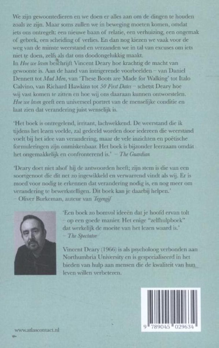 Hoe we leven (ebook), Vincent Deary | 9789045029641 | Boeken | bol.com