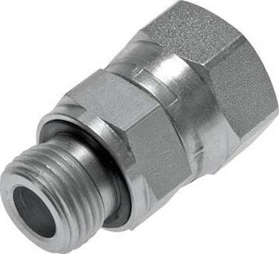 UN 2''-12 x G 1 1/2'' F/M Verzinkt Stalen Neusstuk ORFS 250 Bar - Hydrauliek -... | bol