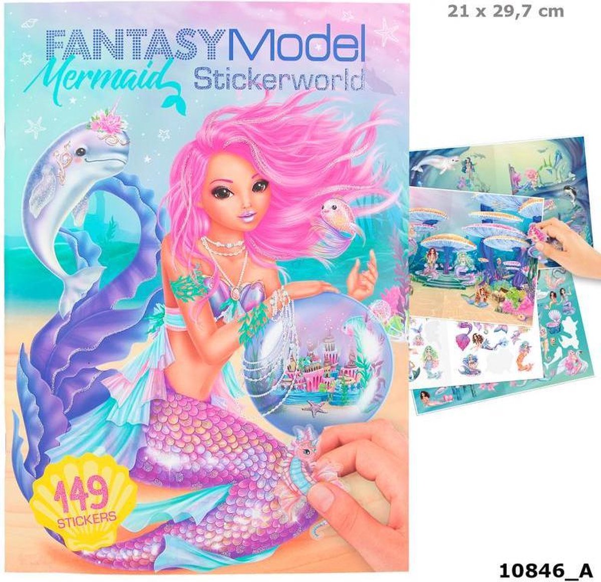 bol.com | Topmodel Fantasy Model MERMAID Stickerworld 149 STICKERS
