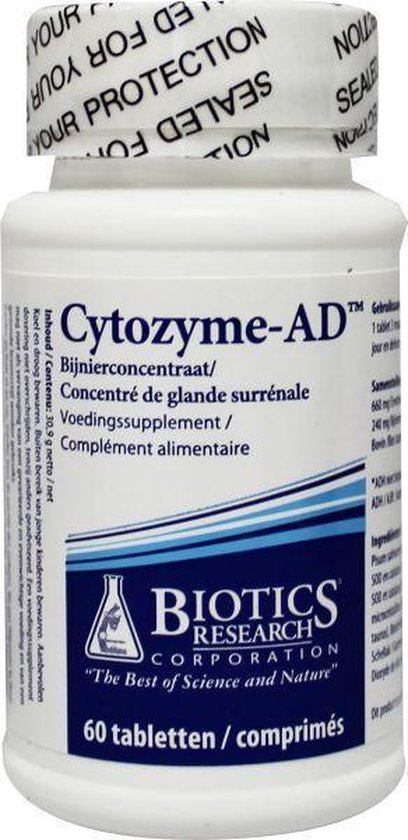 Biotics Cytozyme-Ad bijniercontraat - 60 tabletten | bol.com