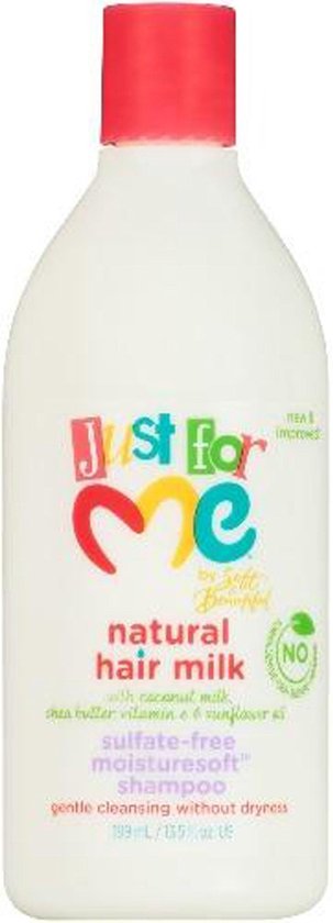 Just For Me - Natural Hair Milk - Sulfate free Shampoo - 399ml | bol