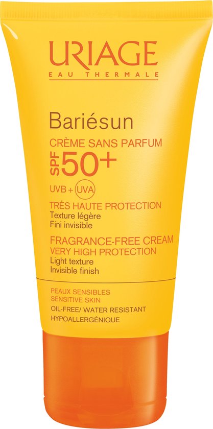 Uriage - Facial Sunscreen SPF 50+ Bariésun (Very High Protection Cream ...