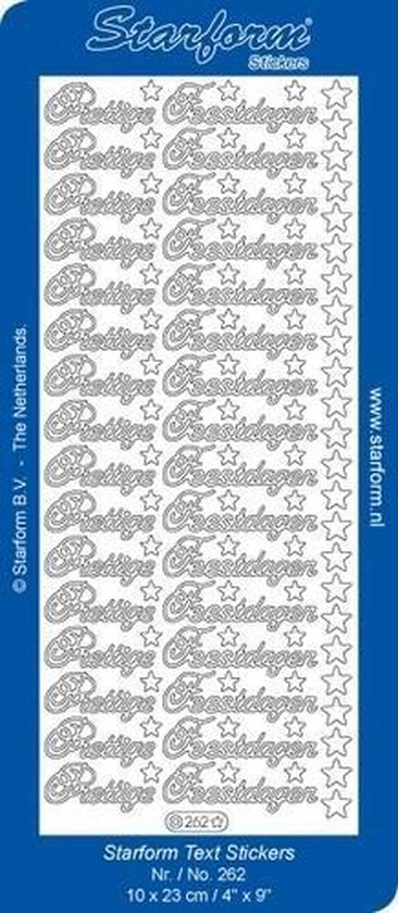 Starform Stickers Text NL Christmas: Prettige Feestdagen (10 PC) - Gold ...