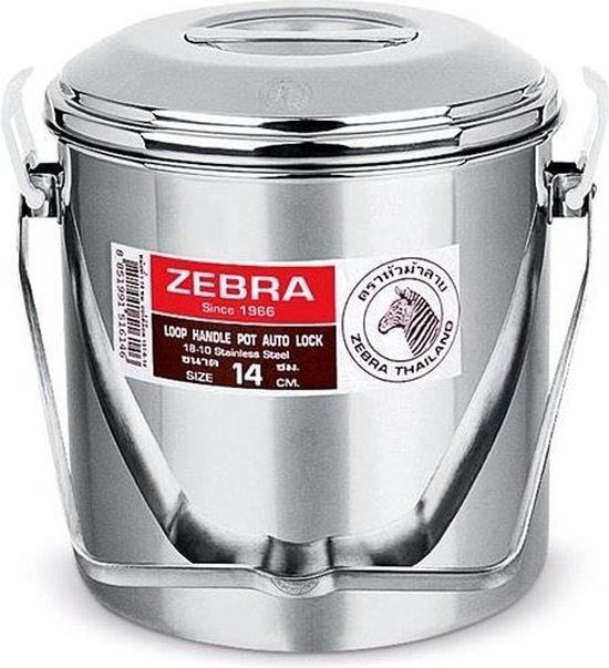 Zebra Head Billy Can 14cm | bol