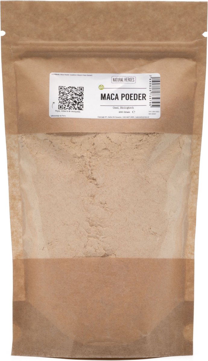 Maca Poeder (Geel) - Biologisch 100 gram | bol.com