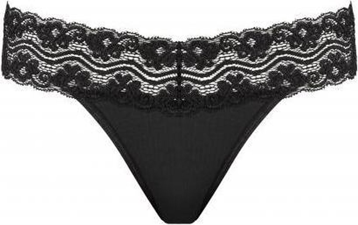 Underneath - Jane String Set Van 3 - L/XL - Zwart - Sexy Lingerie ...