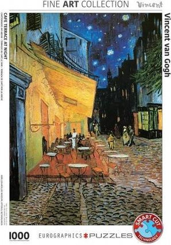 Puzzel - Café Terrace at Night - Vincent van Gogh (1000) | bol