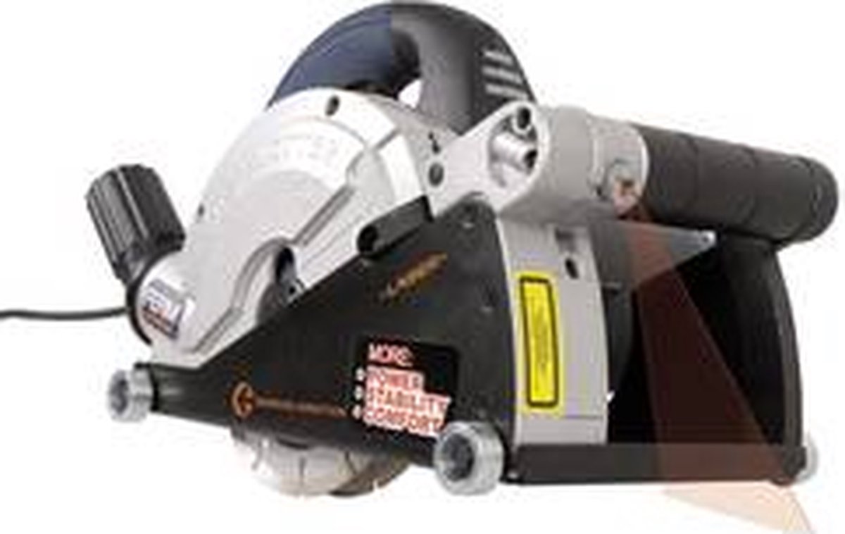 FERM WSM1008 Muurfrees - Freesmachine - 1600W - Met 2 Diamantschijven ...