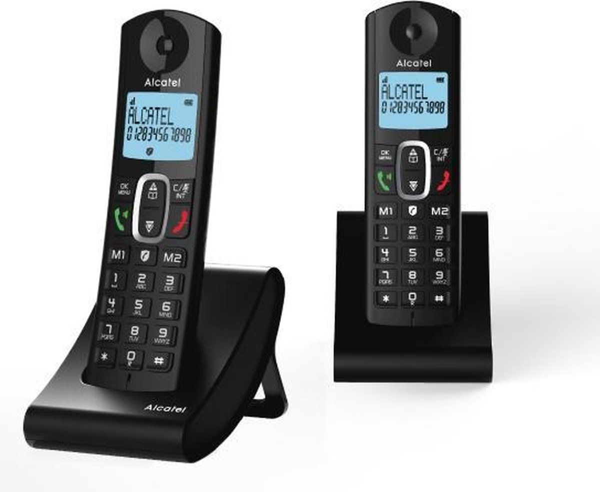 Alcatel F685 - Huistelefoon - DUO DECT-telefoon Zwart | bol.com