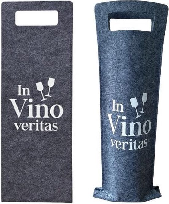 Wijntassen - Cadeauverpakking wijn - Wijnzak - Wijntas Vilt 4 stuks | bol