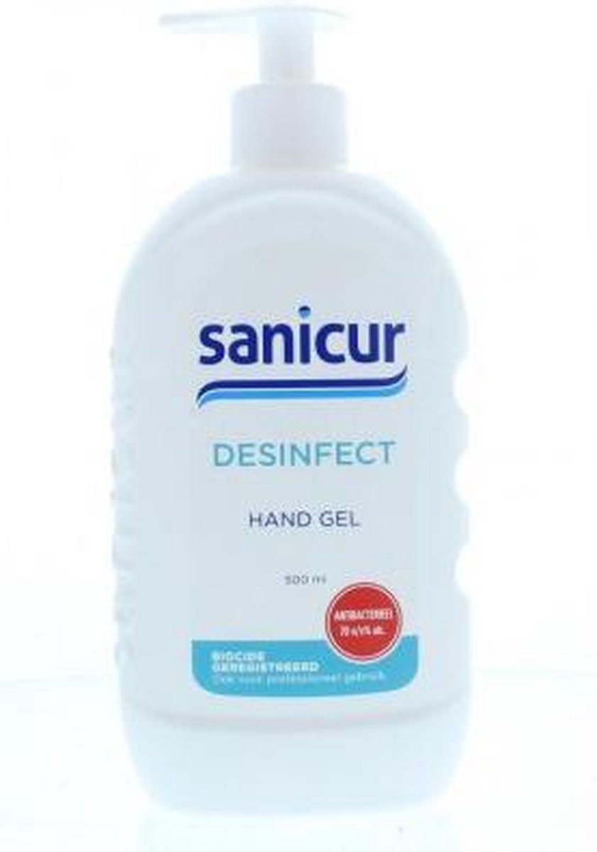 bol.com | Sanicur Desinfecterende Handgel 500 ml 70% alcohol