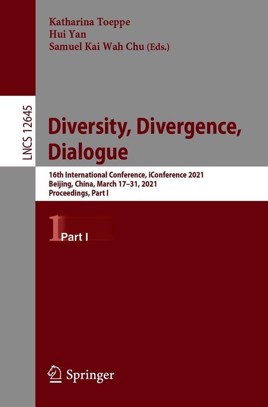 Lecture Notes in Computer Science 12645 - Diversity, Divergence ...