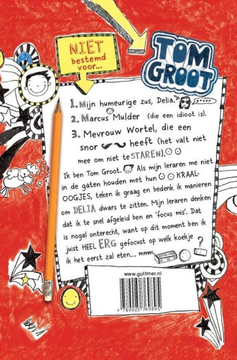 Tom Groot 1 - De waanzinnige wereld van Tom Groot (ebook), Liz Pichon ...