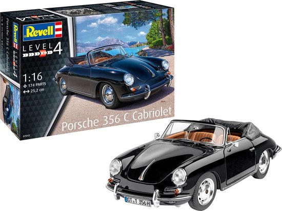 1:16 Revell 07043 Porsche 356 Cabriolet Plastic kit | bol